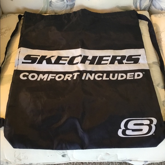 Skechers | Bags | Large Skechers Nylon Cinch Bag | Poshmark